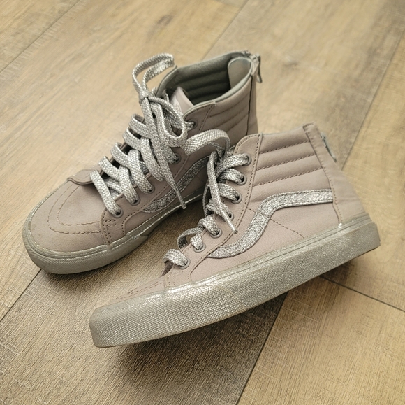 Vans | Shoes | Vans Kids Sk8hi High Top Zip Shoes | Poshmark